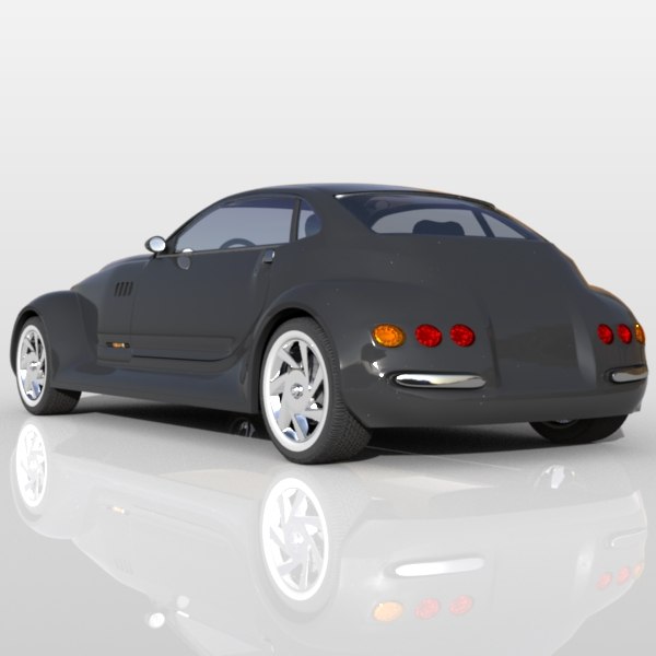 3d model concept car
