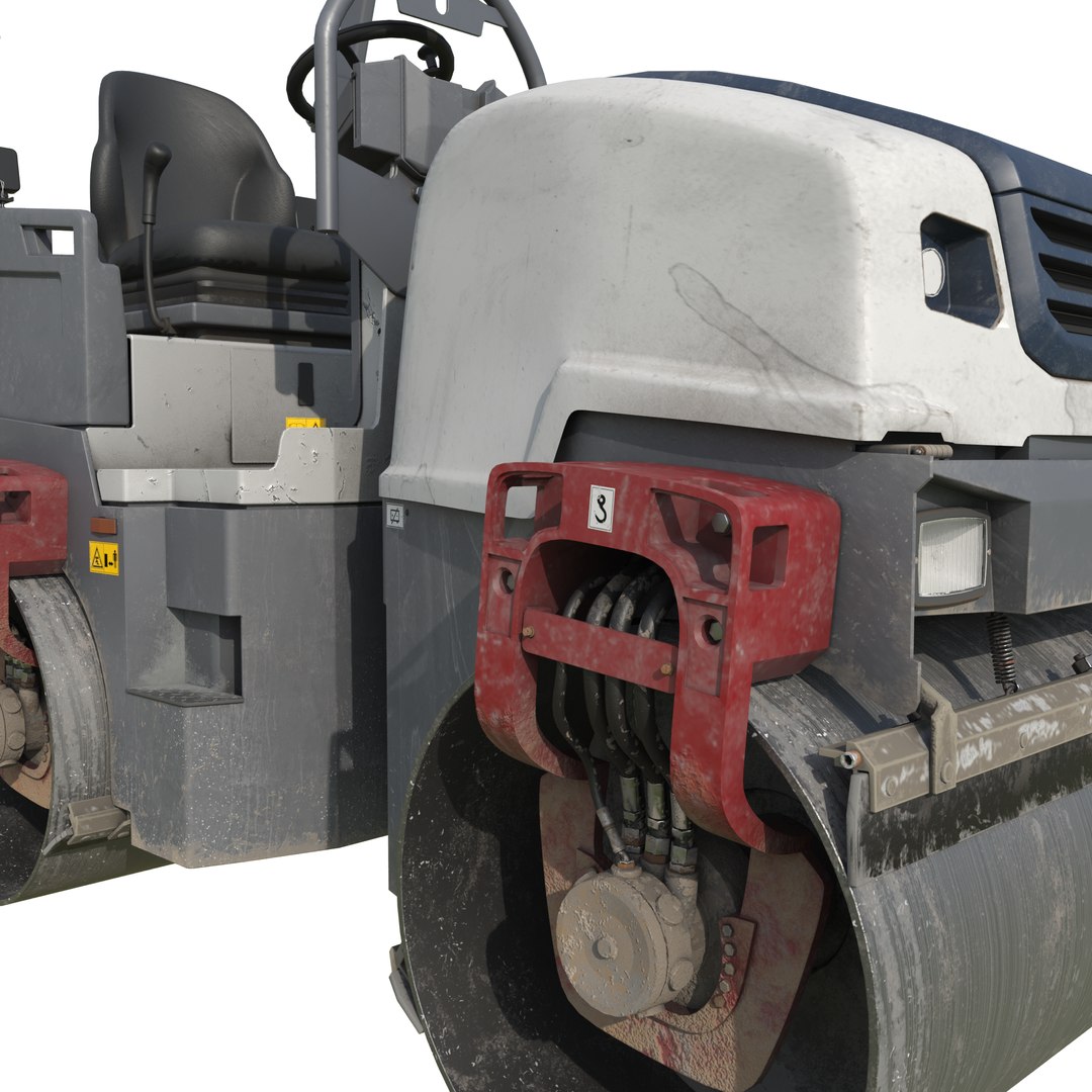 Tandem Road Roller Dynapac CC1200 VI 3D - TurboSquid 2248424