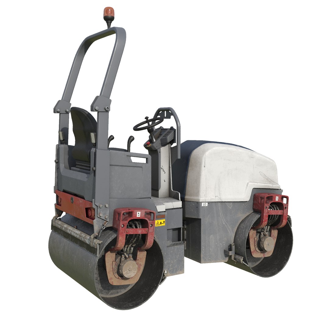 Tandem Road Roller Dynapac CC1200 VI 3D - TurboSquid 2248424