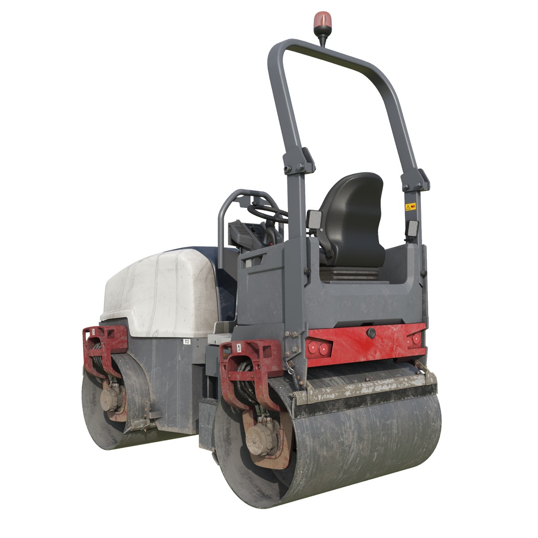 Tandem Road Roller Dynapac CC1200 VI 3D - TurboSquid 2248424
