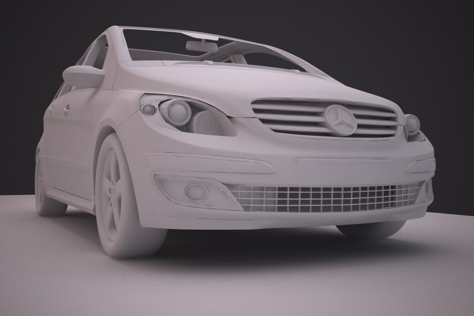 Mercedes Benz B Car 3d 3ds