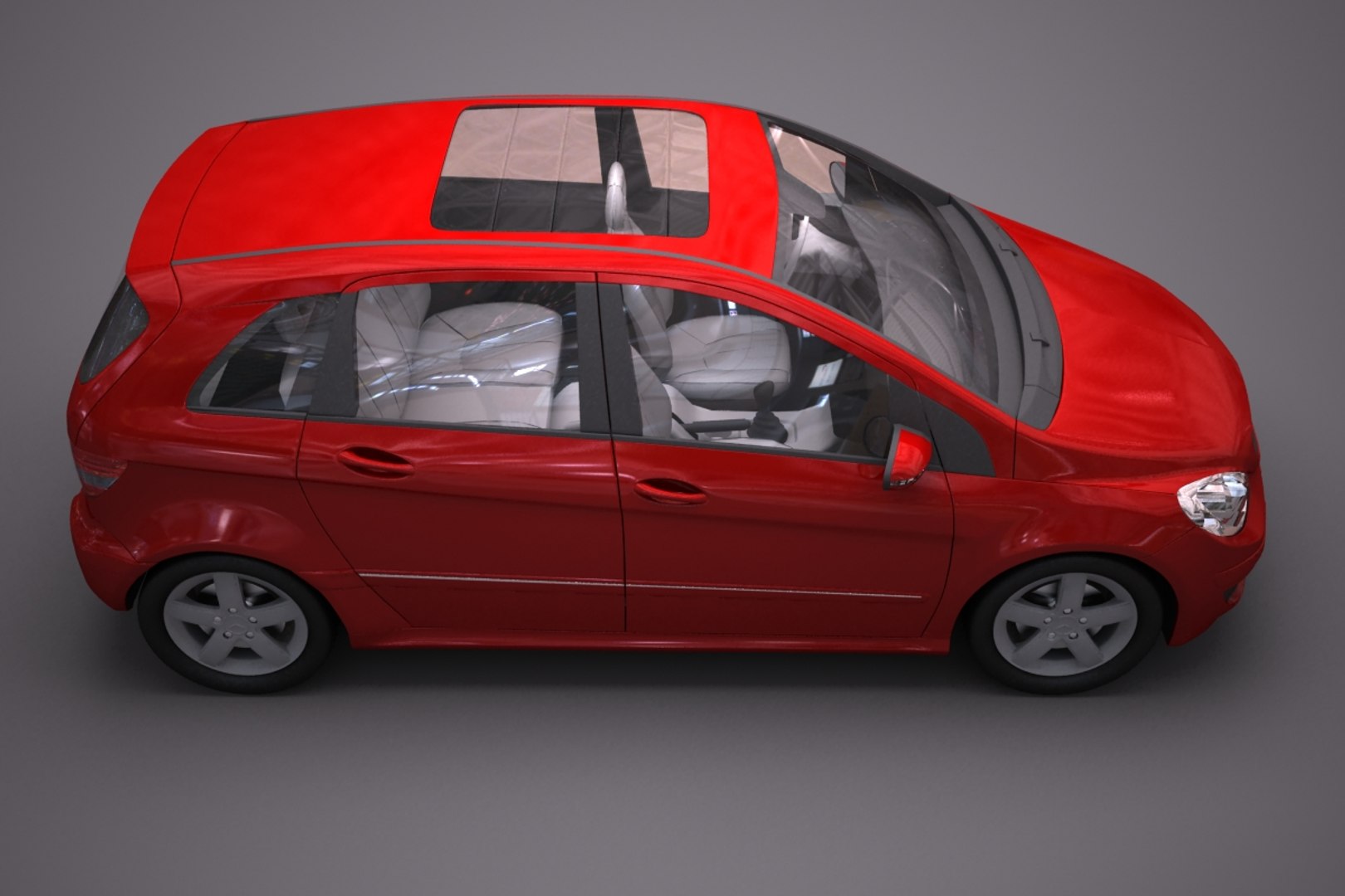 Mercedes Benz B Car 3d 3ds