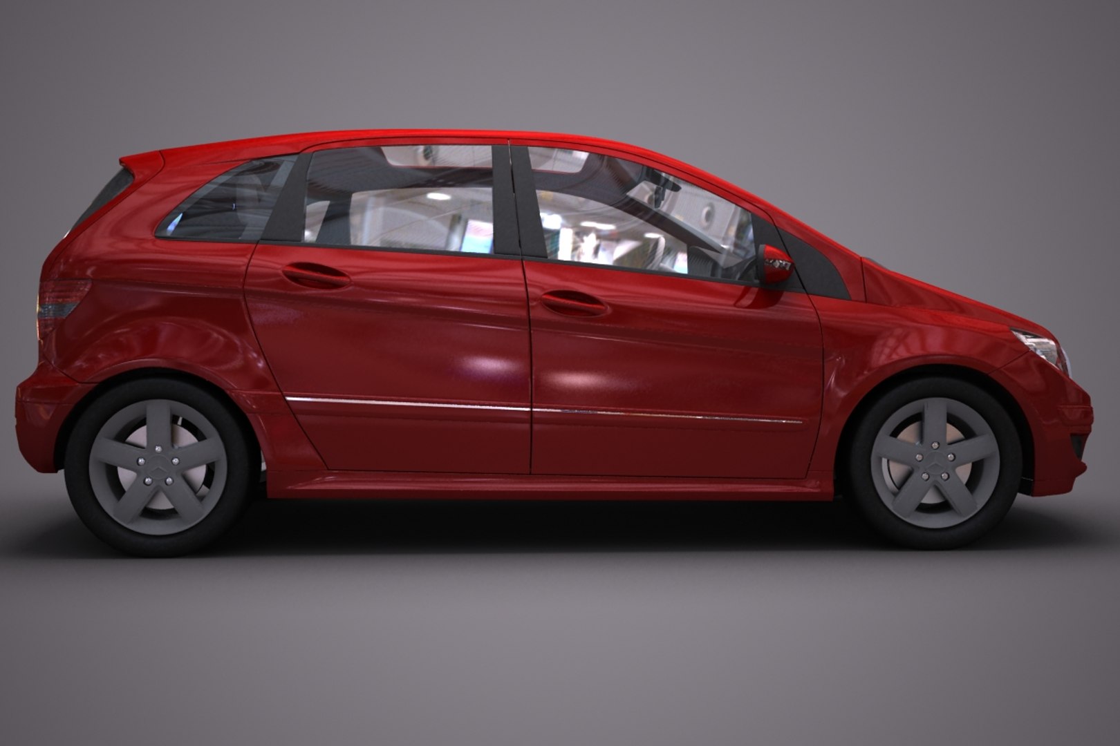 Mercedes Benz B Car 3d 3ds