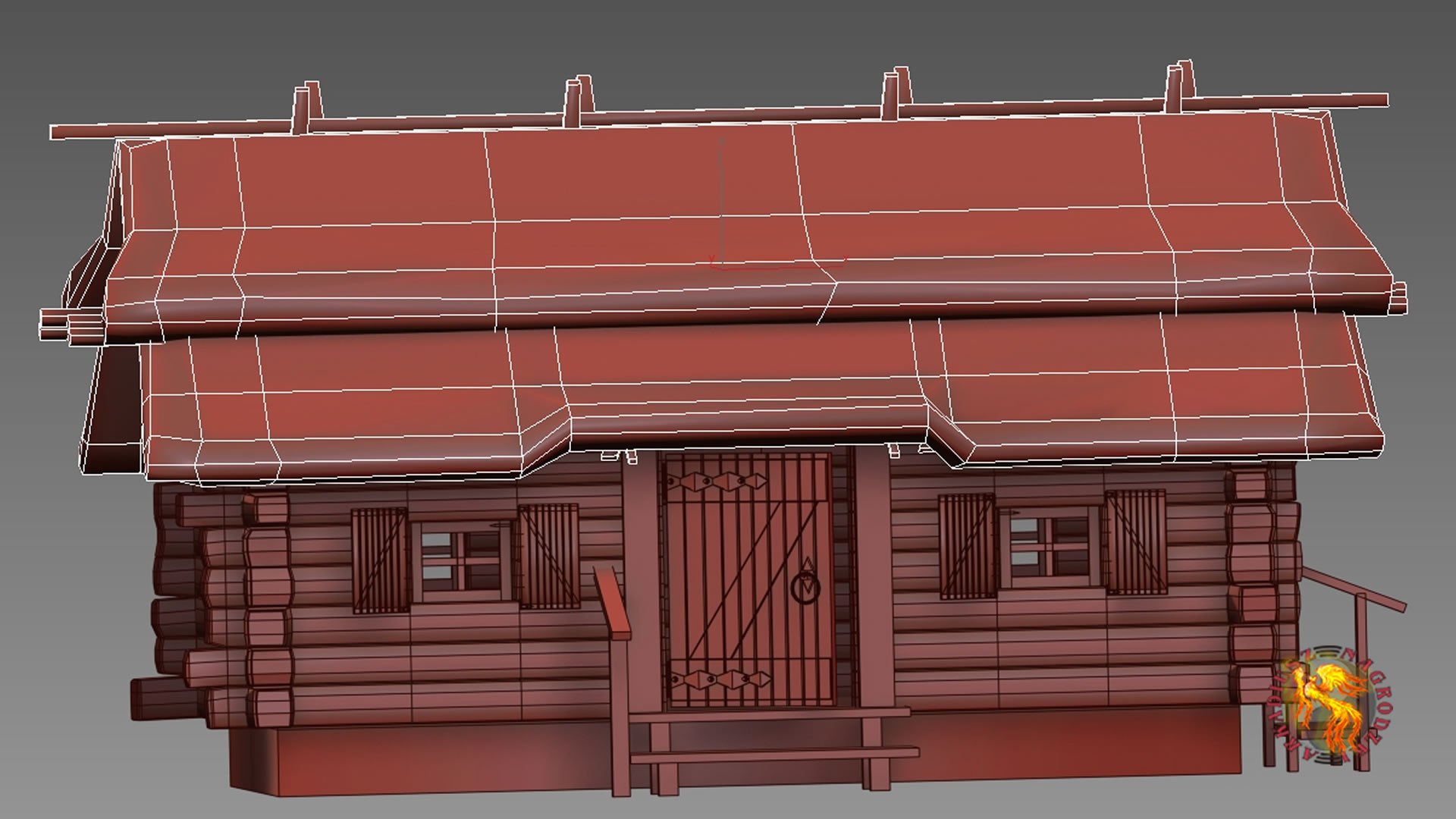 3d Model Country Cottage