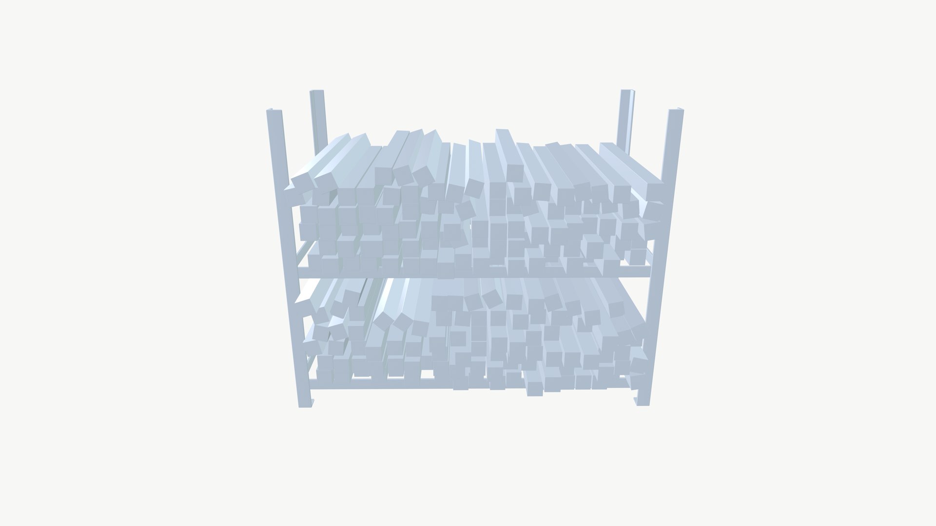 3D Wooden Block Rack - TurboSquid 2265835