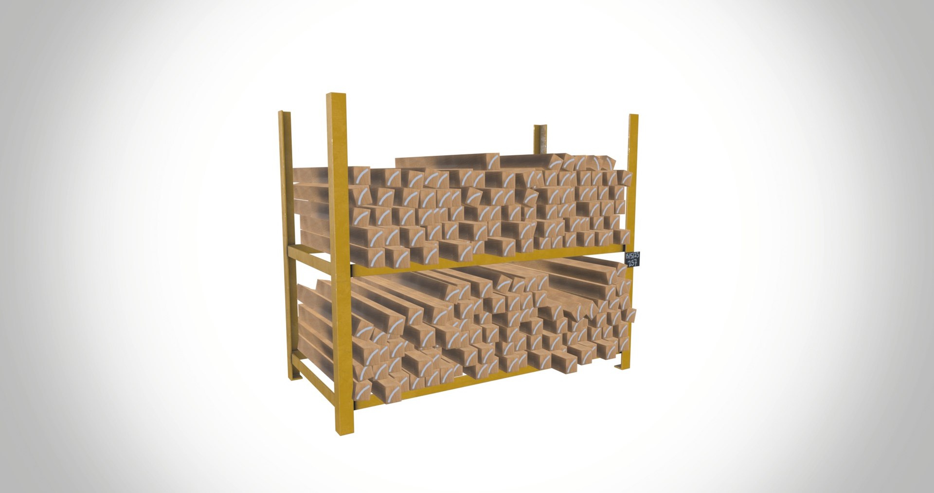 3D Wooden Block Rack - TurboSquid 2265835