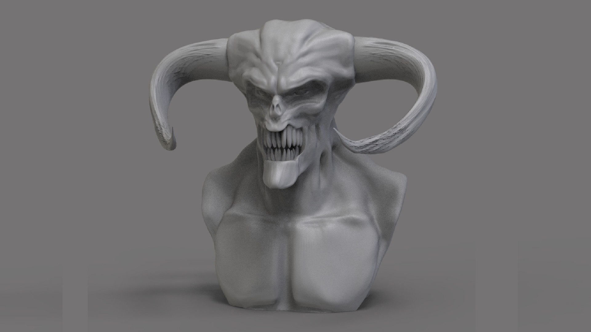 Demon Bust 3D Model - TurboSquid 1687665