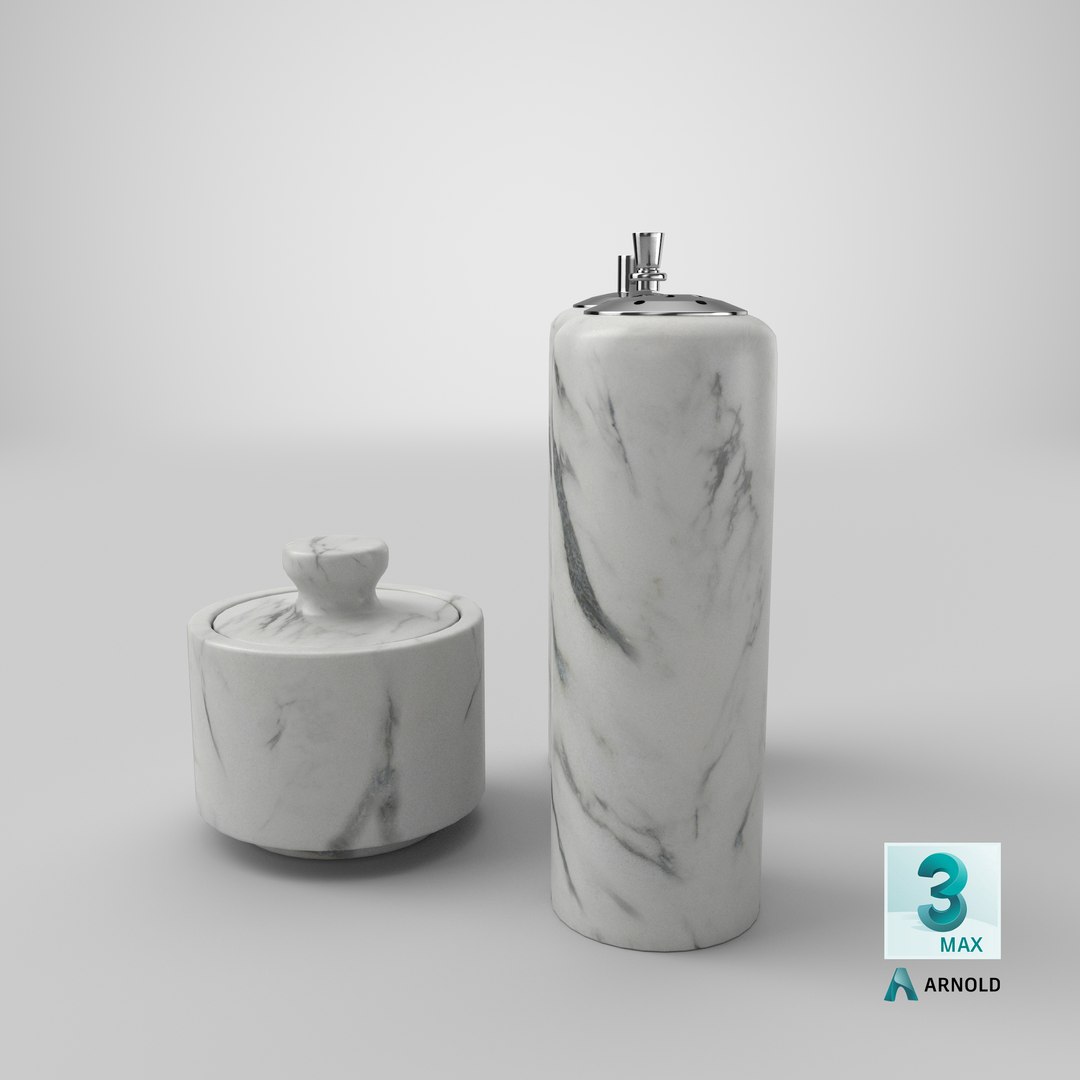 Realistic Salt Pepper Marble 3D Model - TurboSquid 1447128