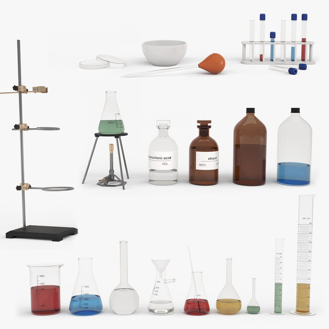 Chemistry Set 3D model - TurboSquid 1999680