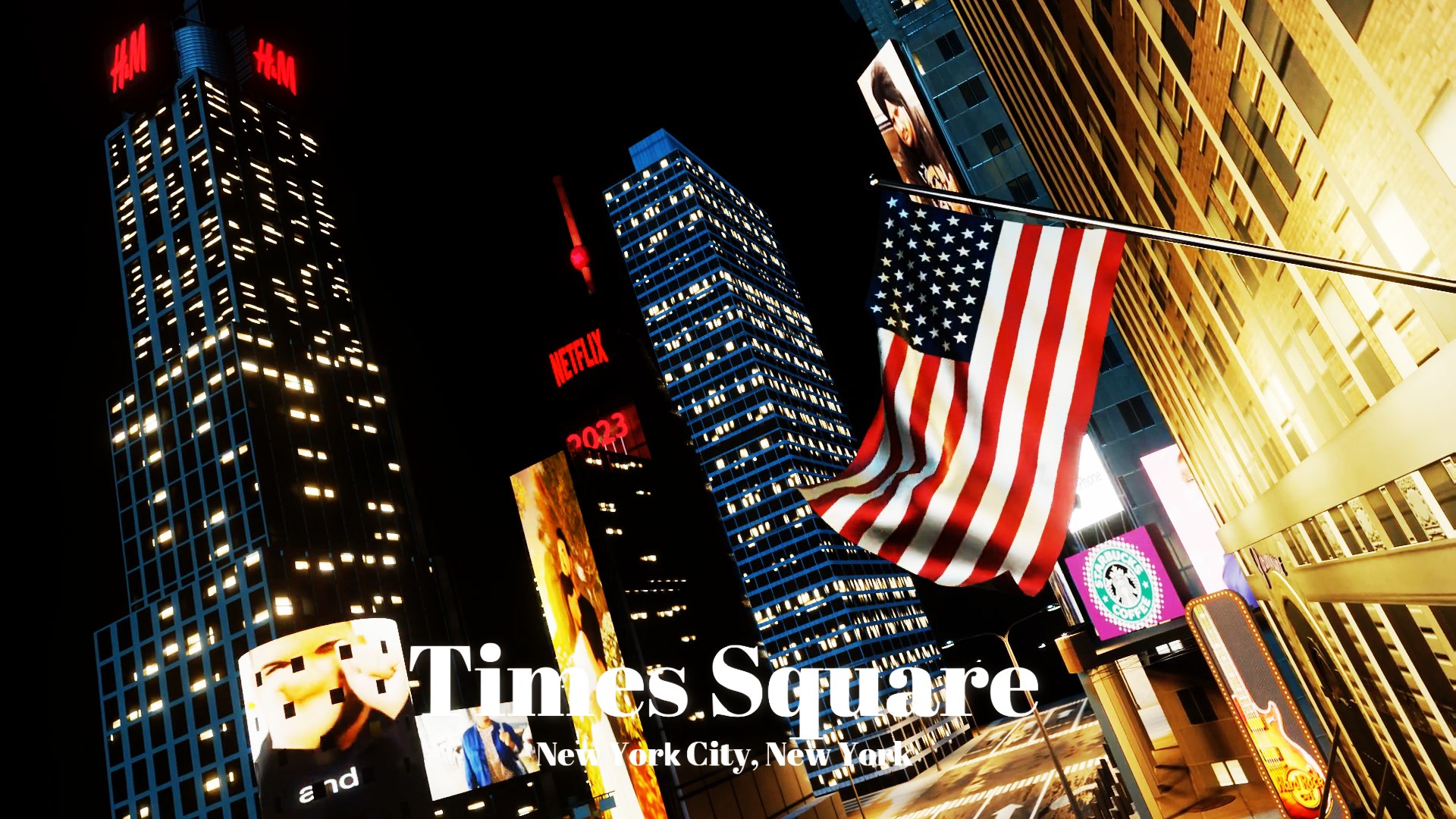 3D Times Square NYC Broadway New York City America 3D model model ...