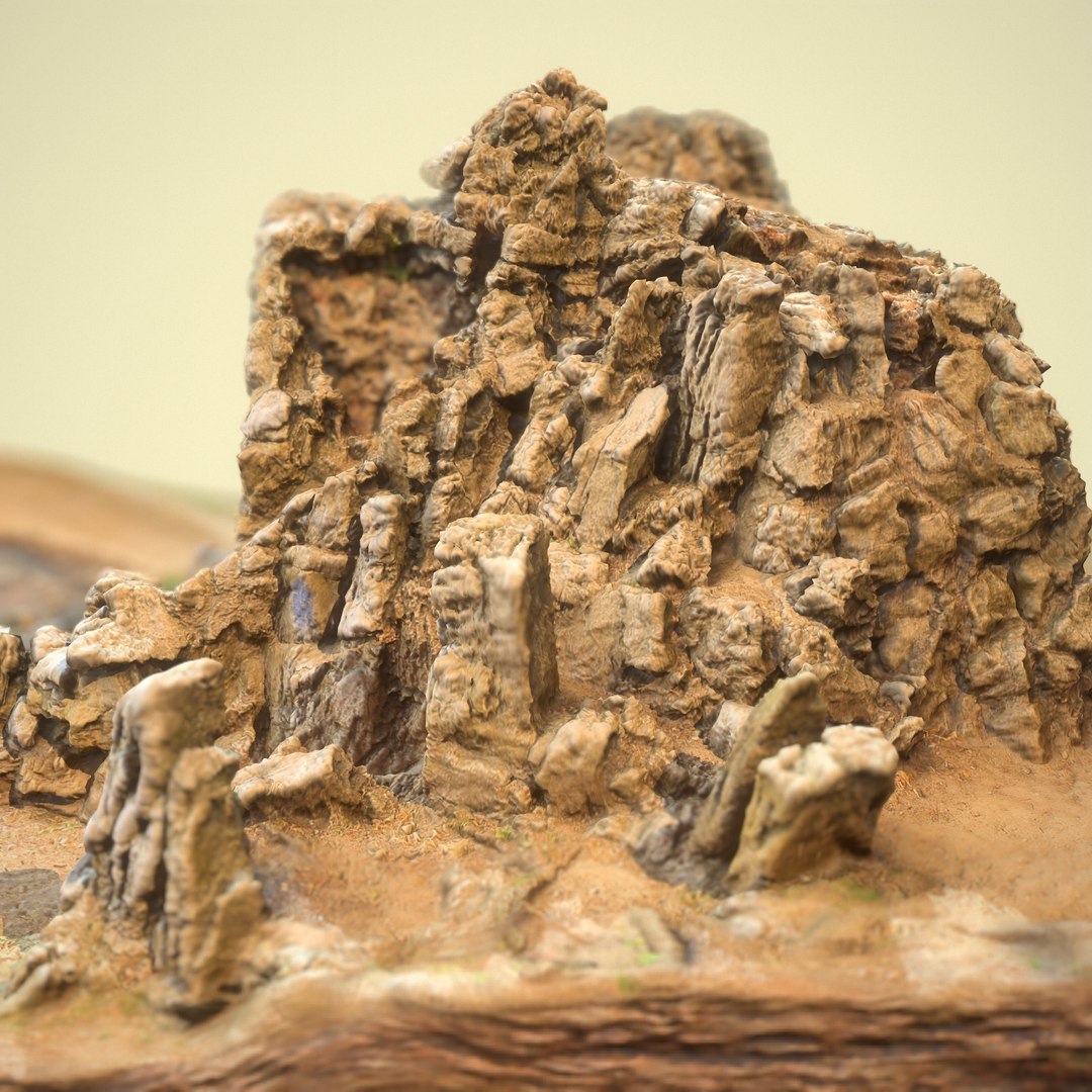 3d Cave Landscape Model