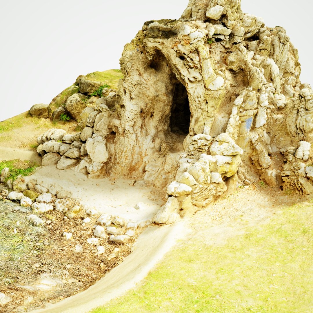 3d Cave Landscape Model