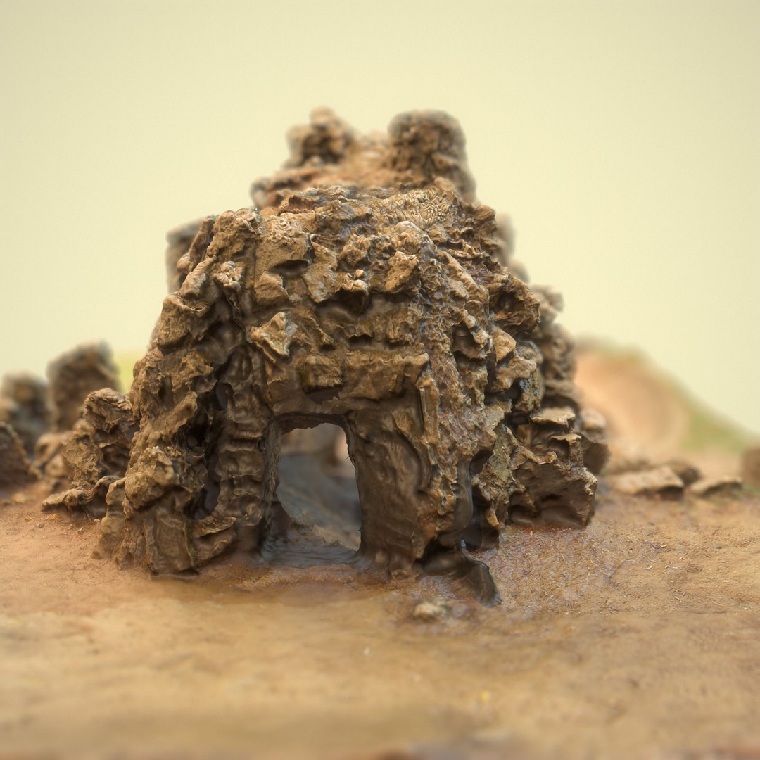 3d Cave Landscape Model