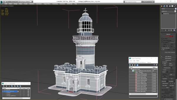 Vintage Lighthouse3Dモデル - TurboSquid 1739608