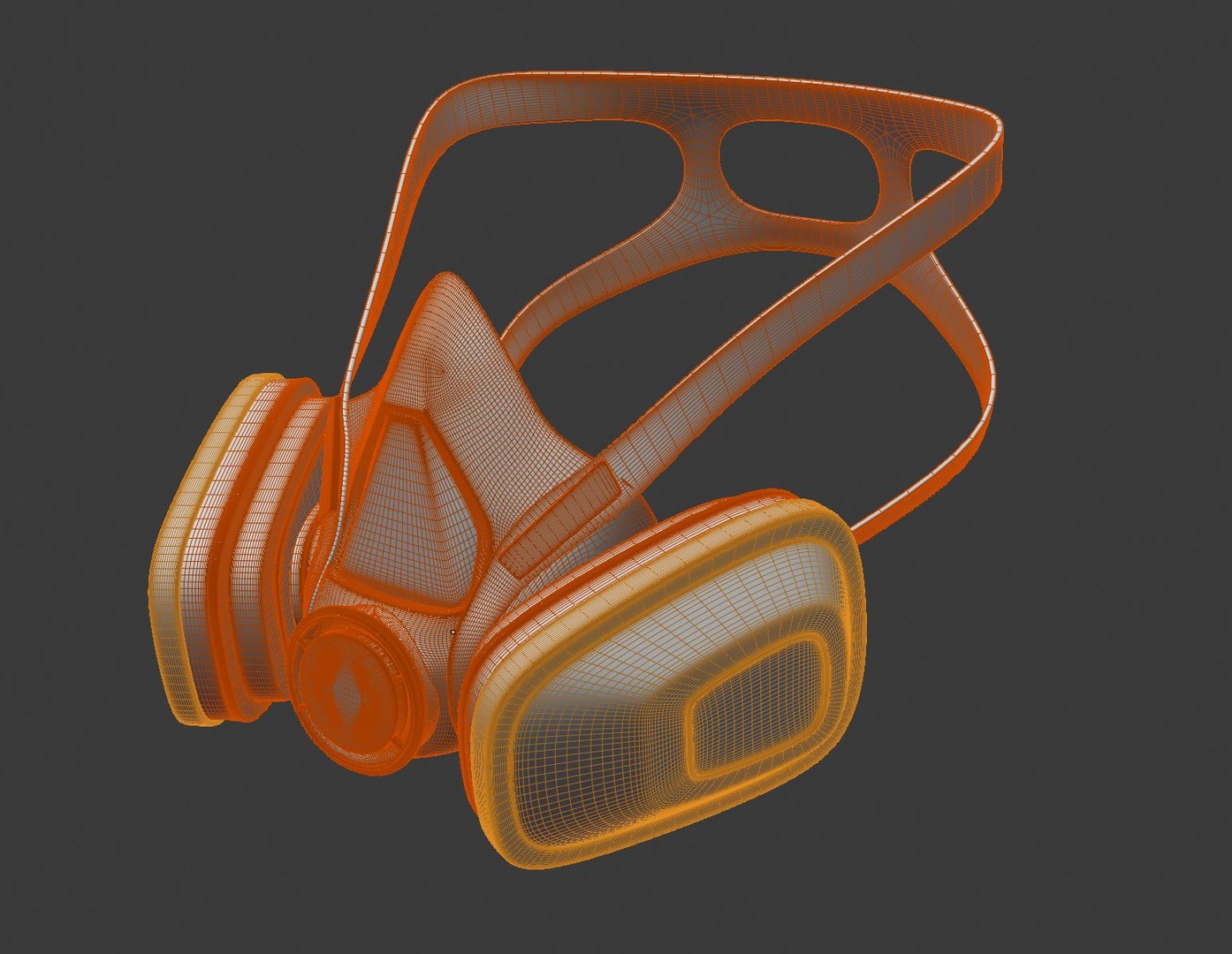 3D Respirator 3m - TurboSquid 1532311