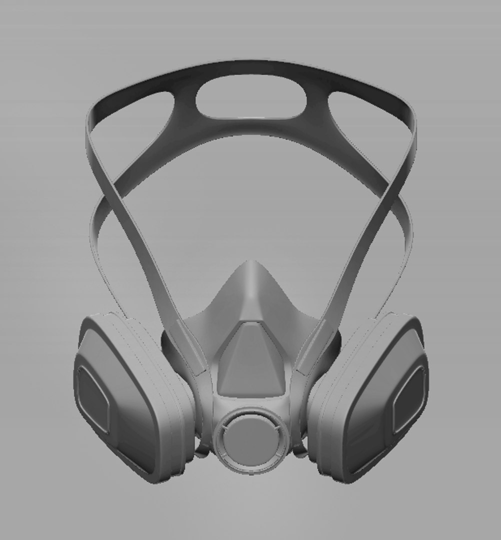 3D Respirator 3m - TurboSquid 1532311