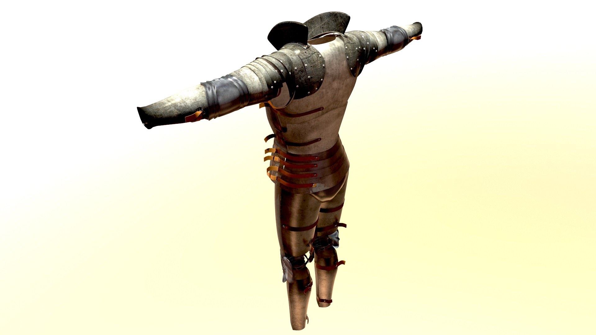 3d Knight Armor Model