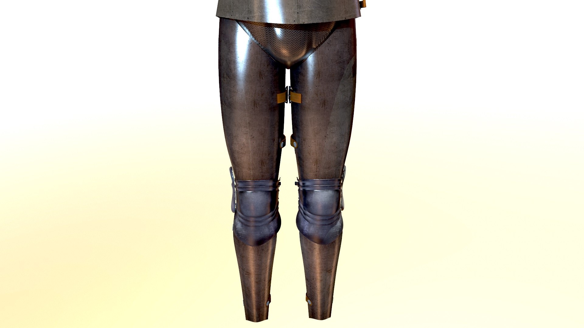 3d Knight Armor Model
