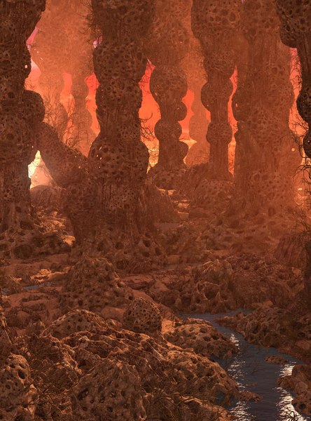 Scifi Alien Planet Environment 3D - TurboSquid 1822120