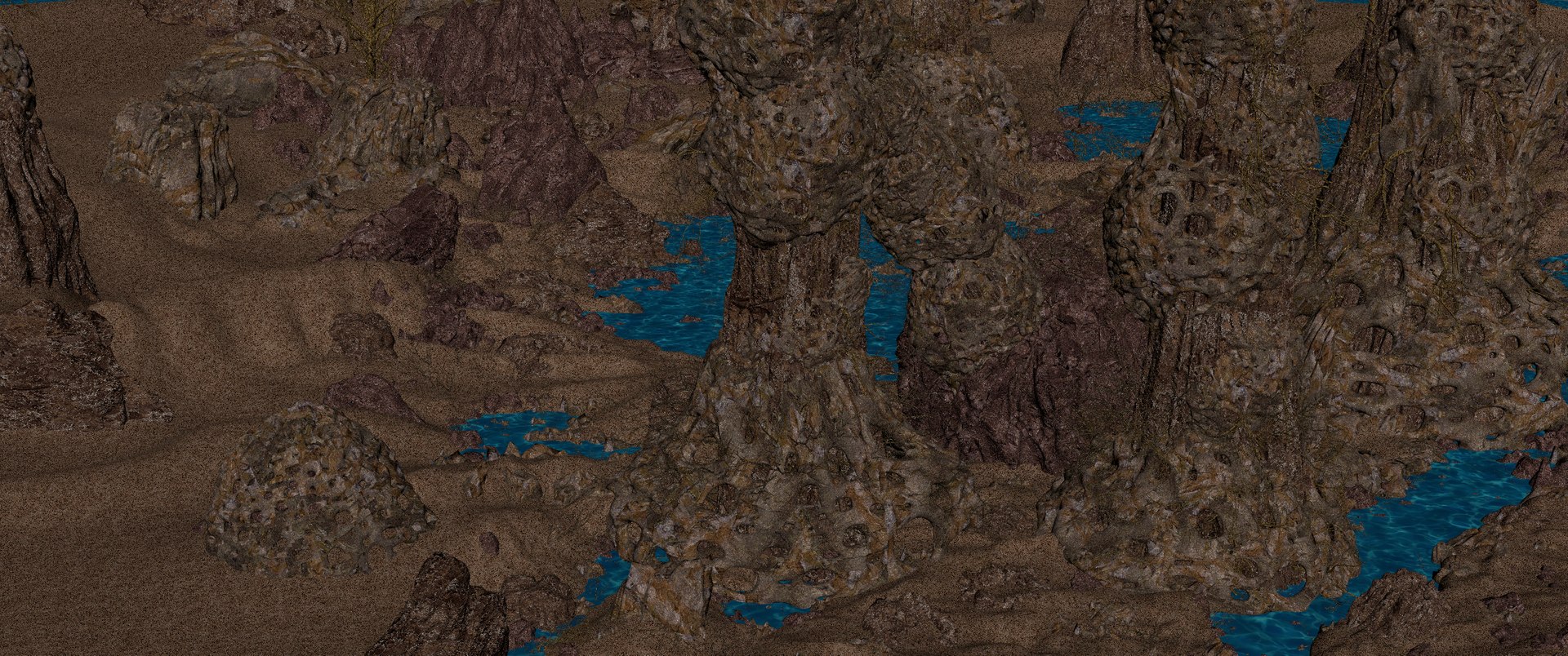 Scifi Alien Planet Environment 3D - TurboSquid 1822120