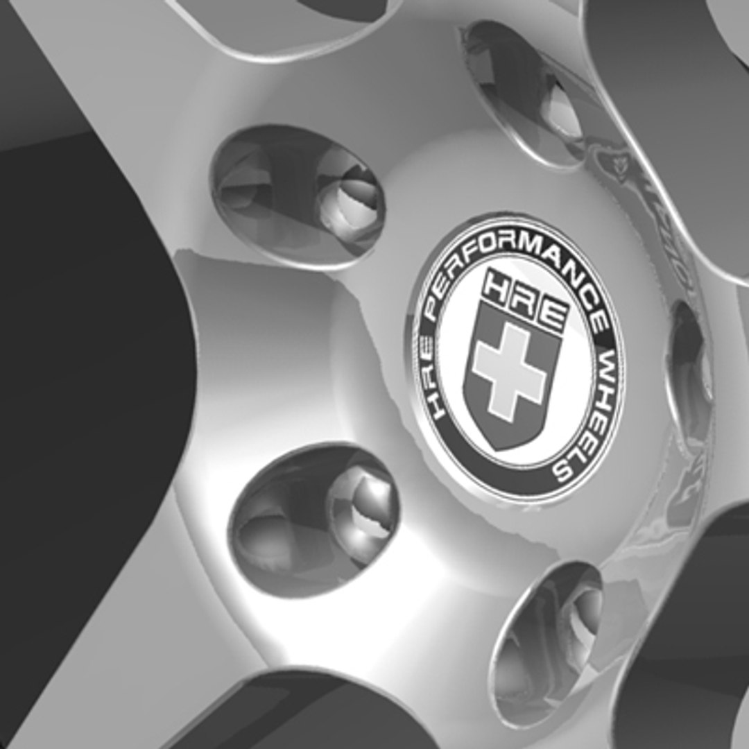 Hre 445 Wheel Tires 3d Model