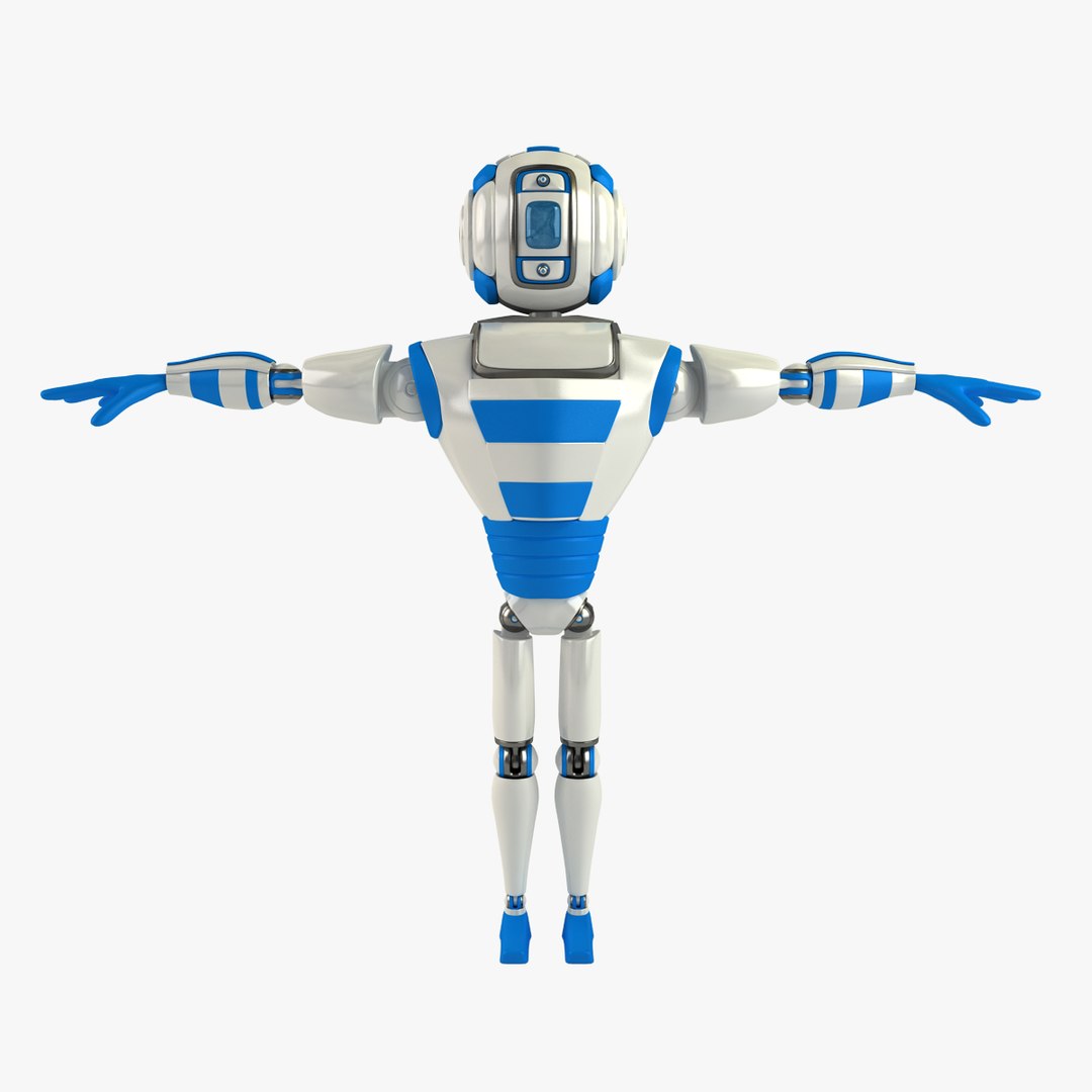 3d model robot humanoid
