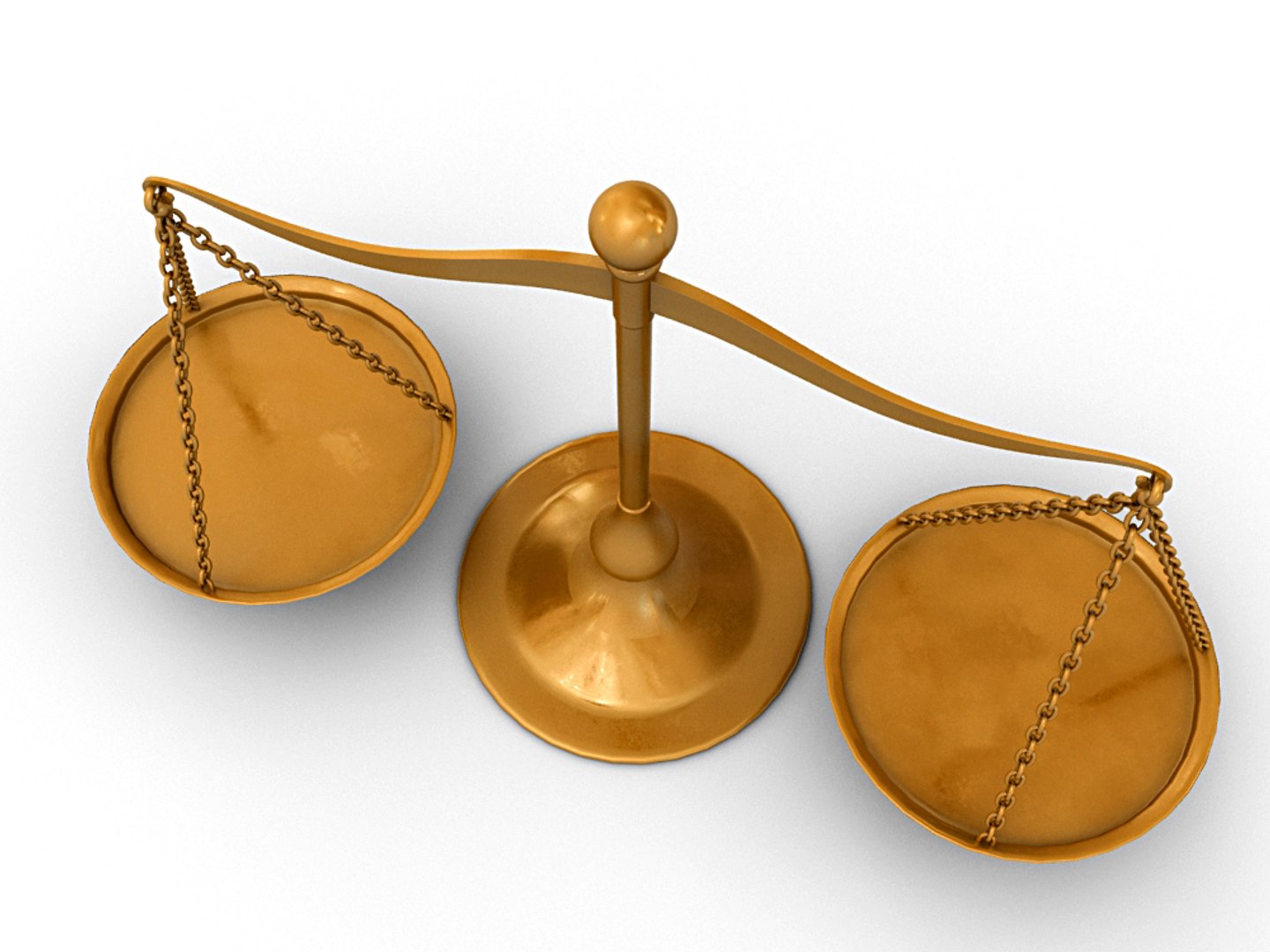 3d Model Balance Scale