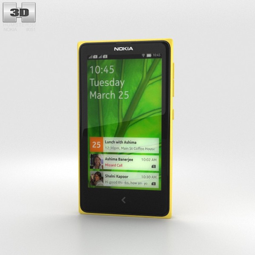 x nokia 3d model