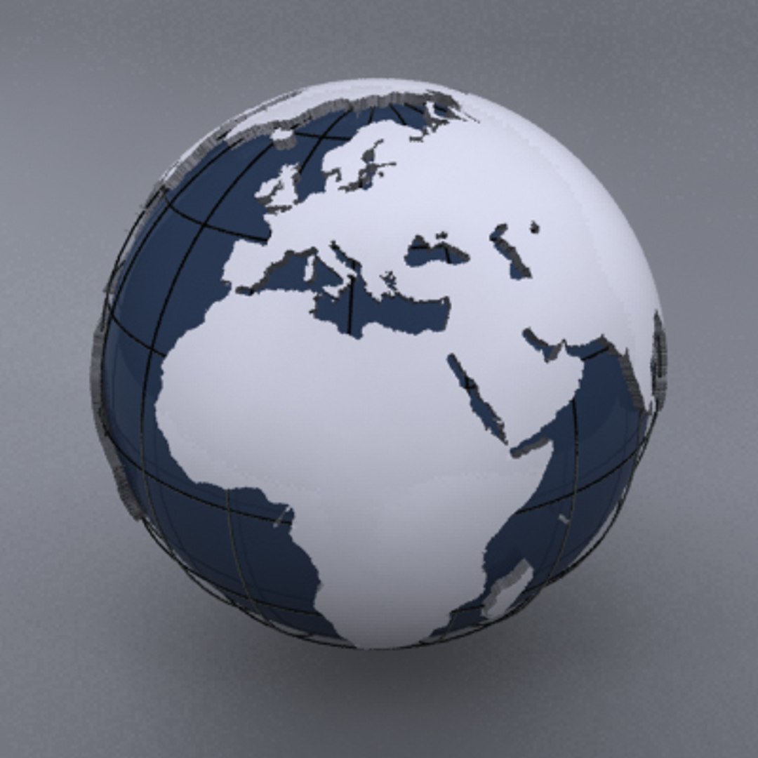 3d Model Globe Earth