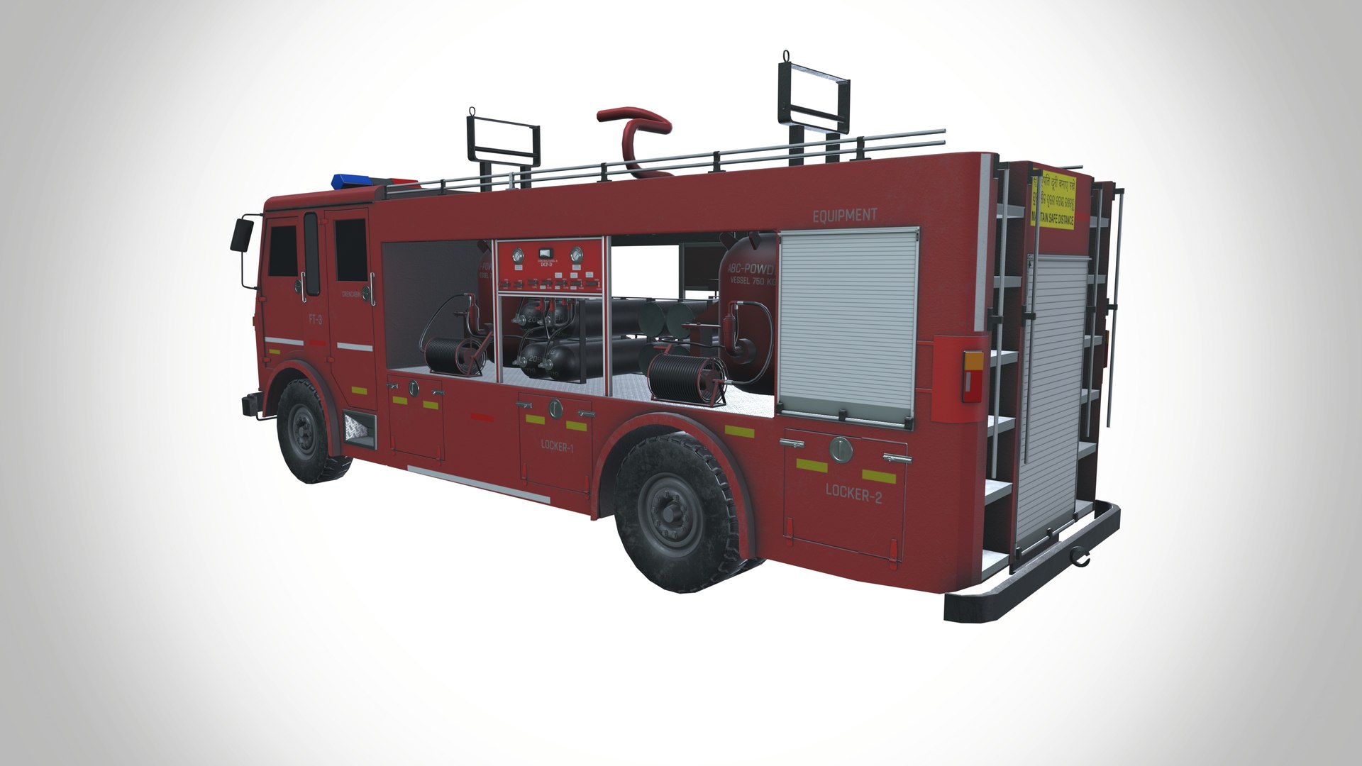 3D Fire Fighting Vehicle - TurboSquid 2270789