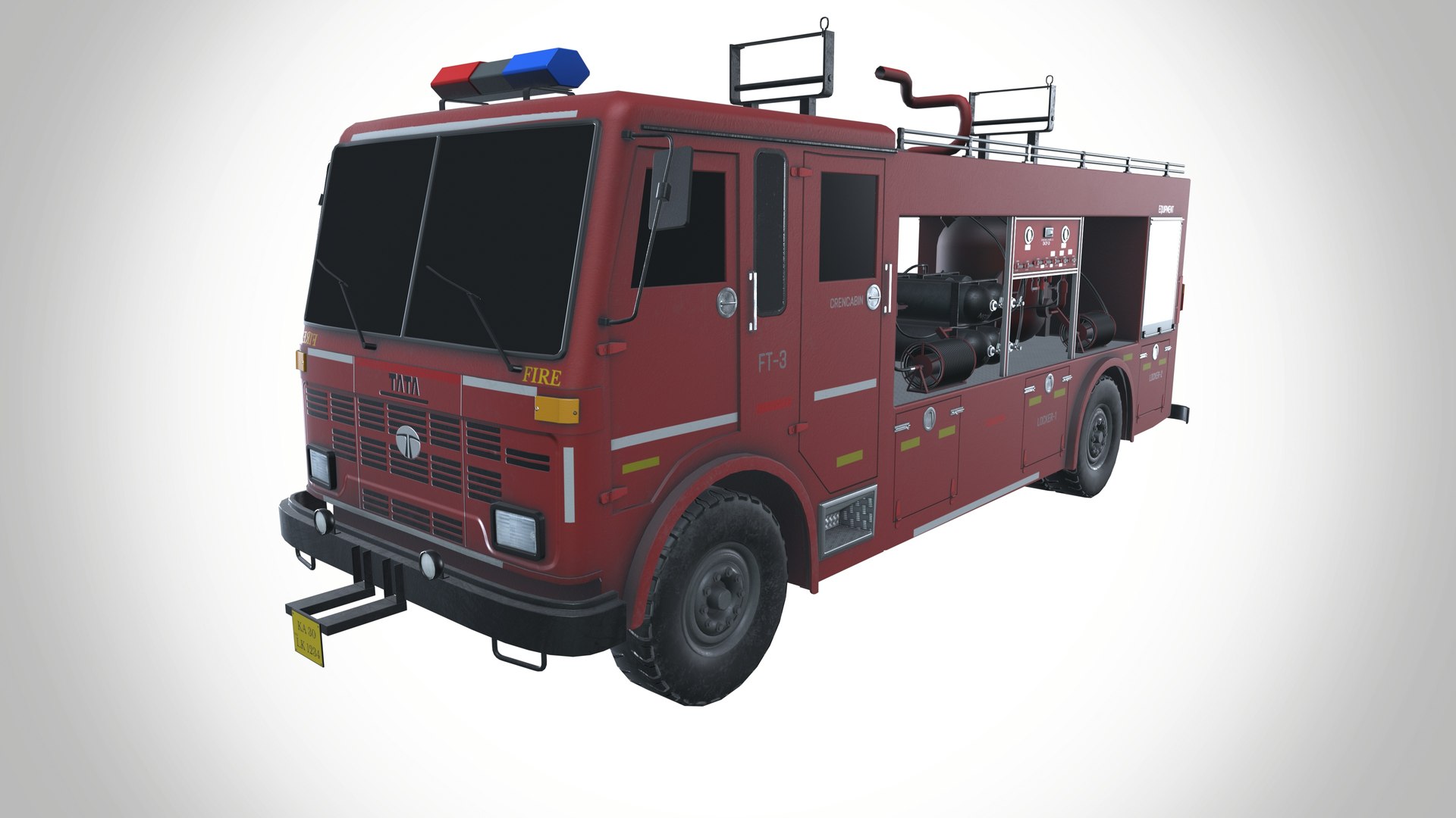 3D Fire Fighting Vehicle - TurboSquid 2270789