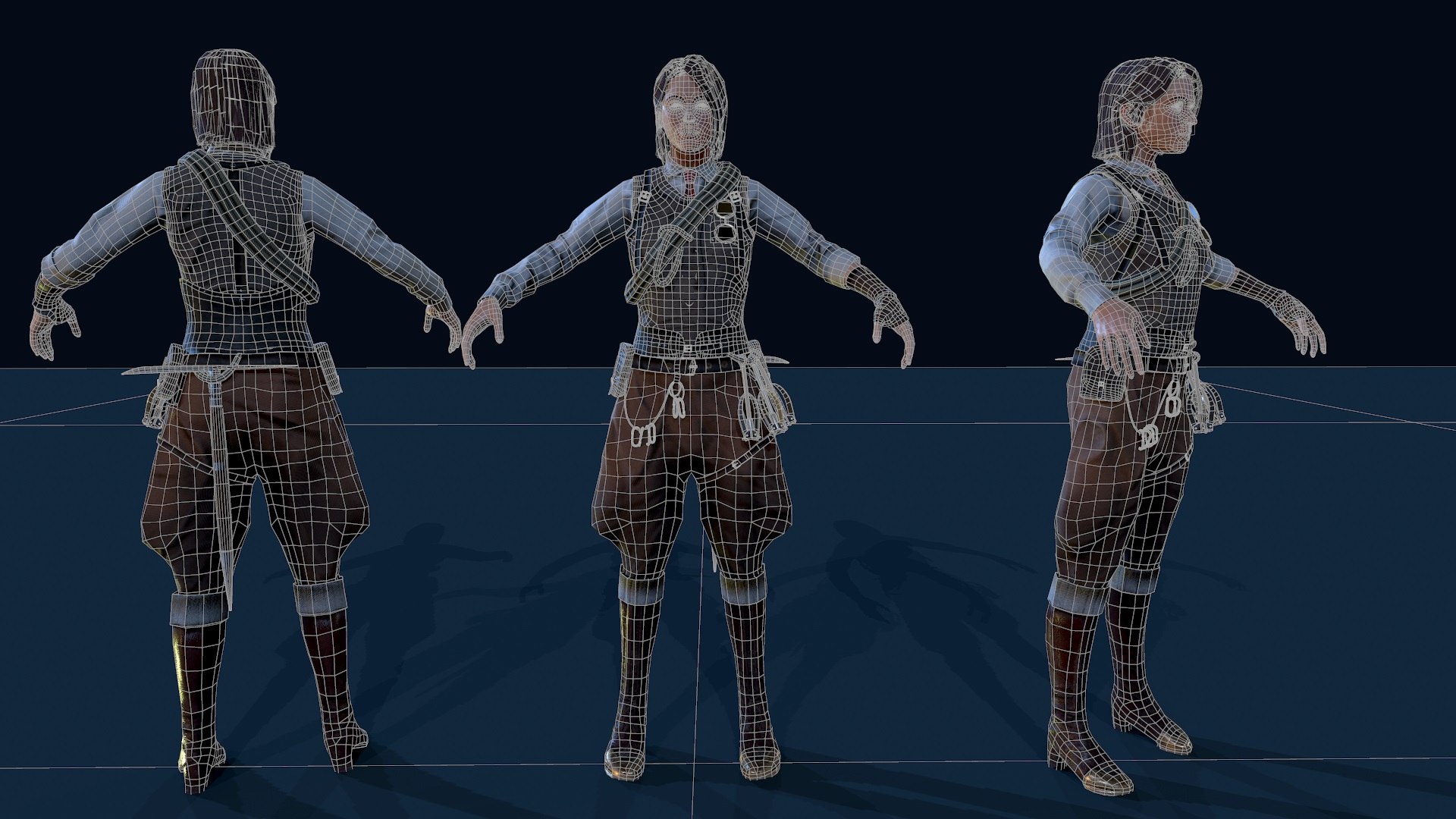 Girl Woman Female Obj