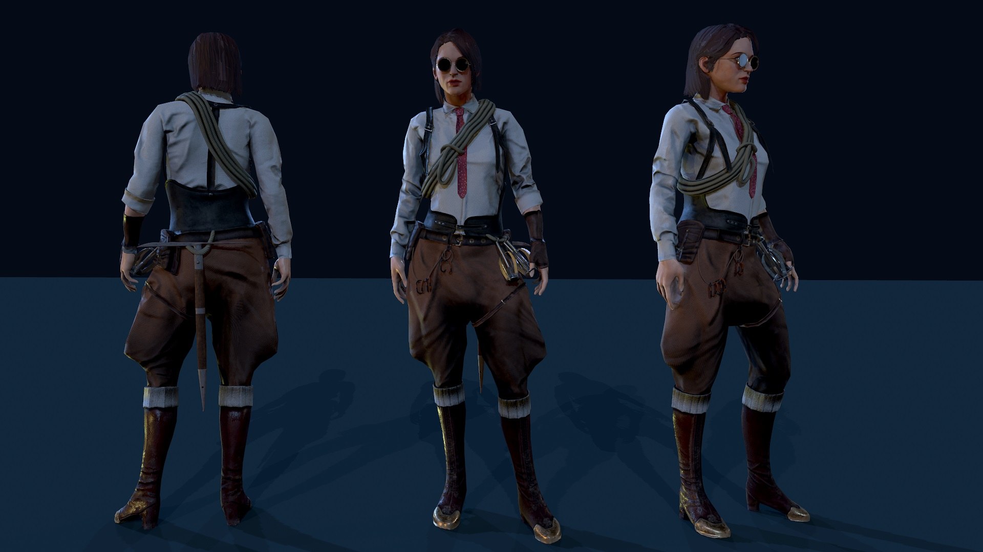 Girl Woman Female Obj