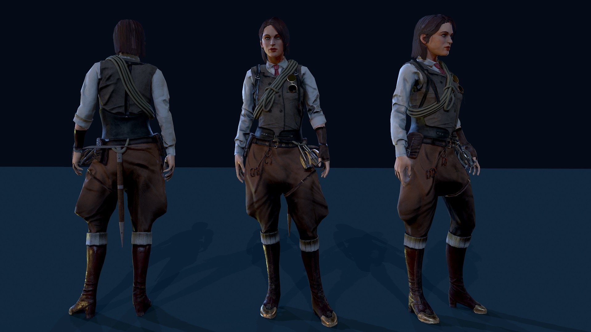 Girl Woman Female Obj