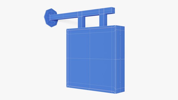 3D square signboard - TurboSquid 1662911