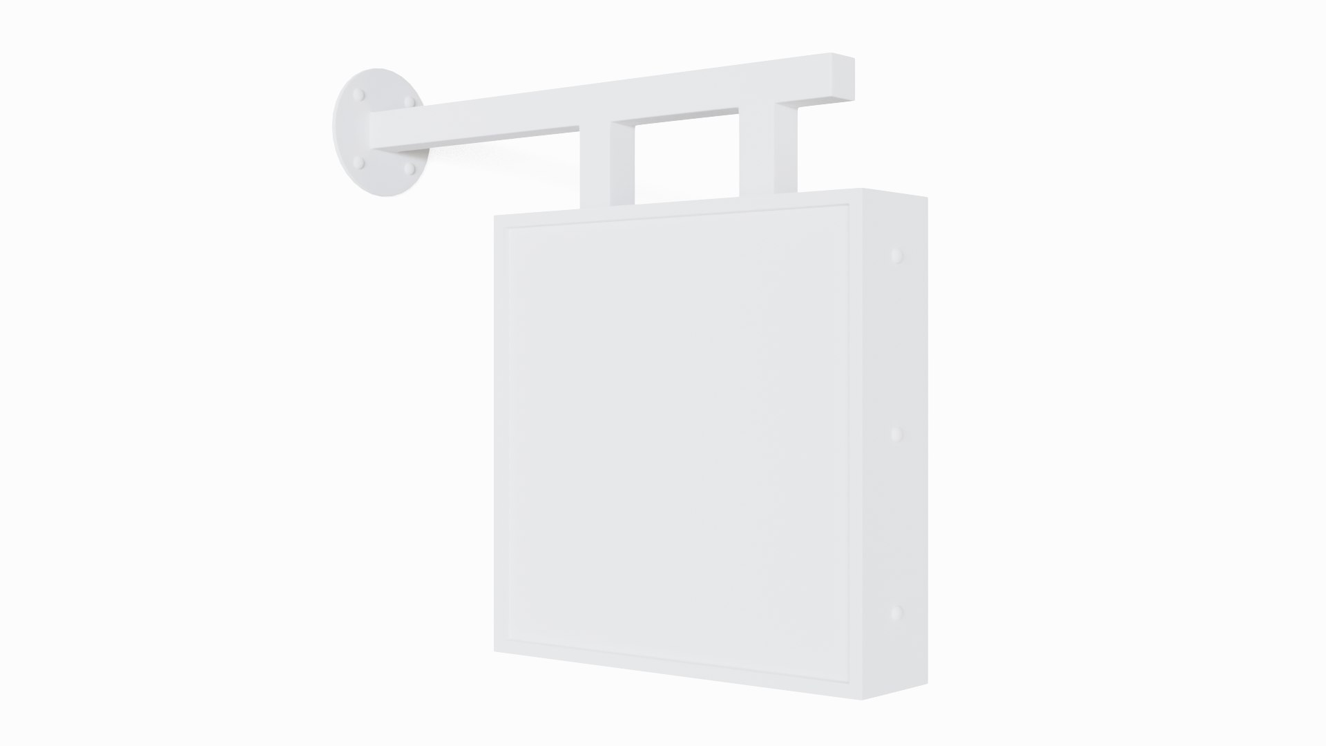 3D square signboard - TurboSquid 1662911