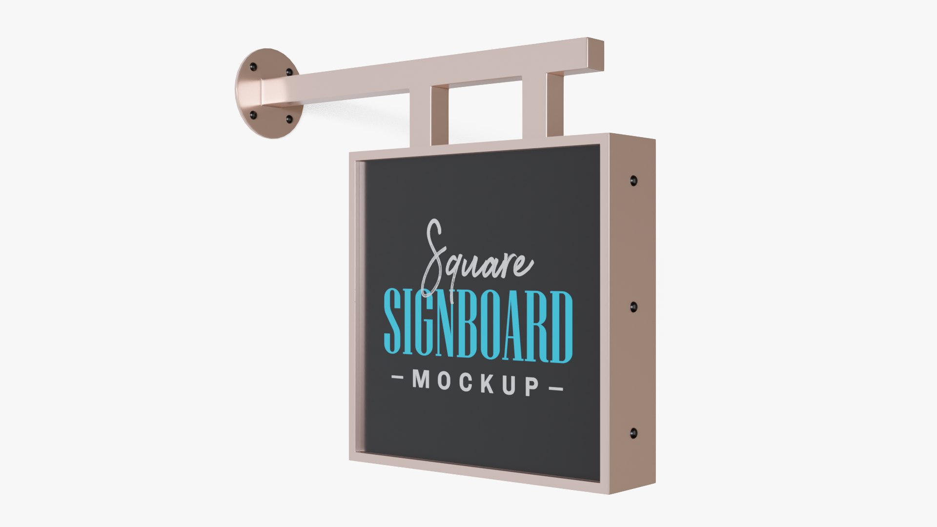 3D square signboard - TurboSquid 1662911