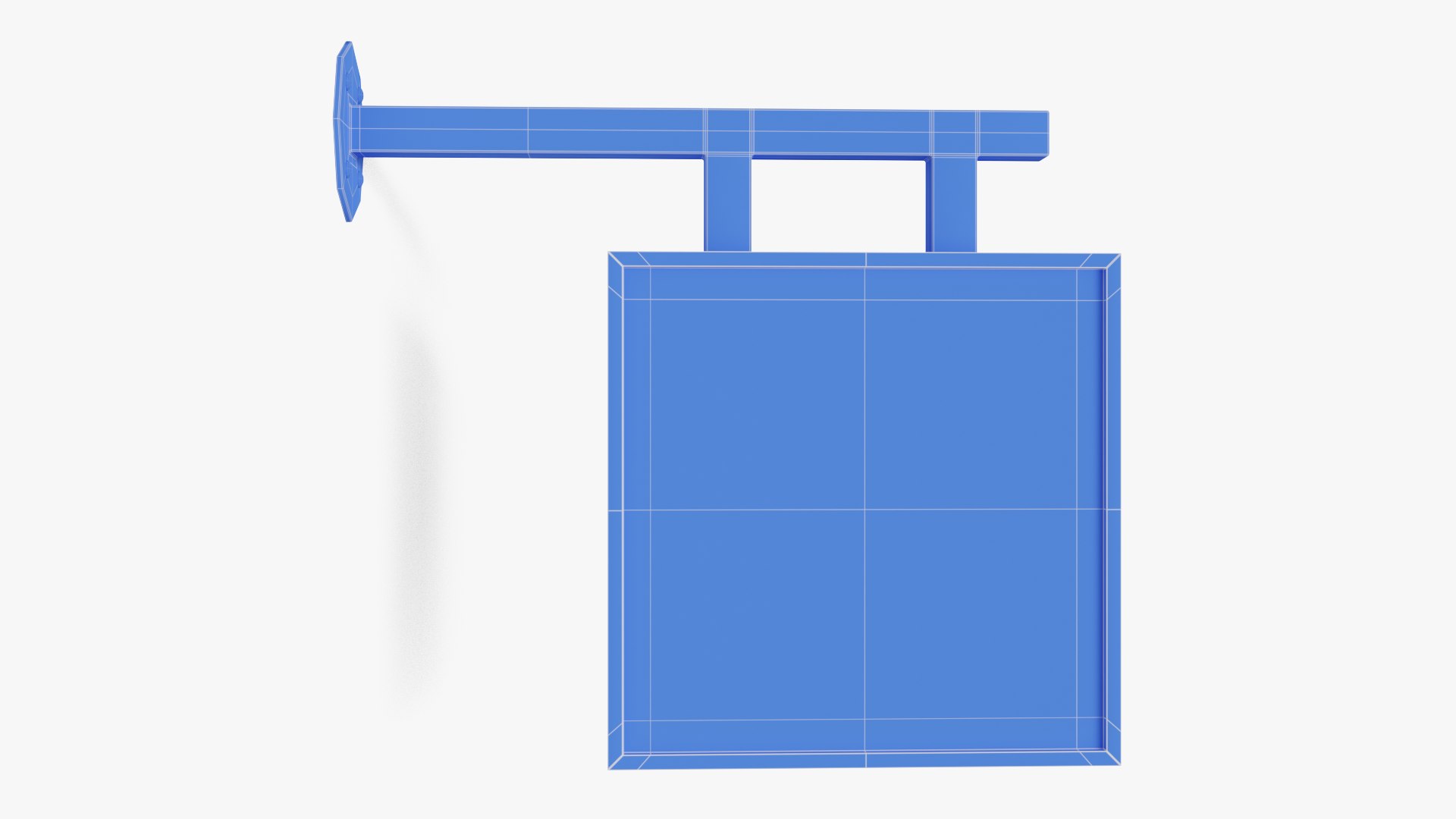 3D square signboard - TurboSquid 1662911