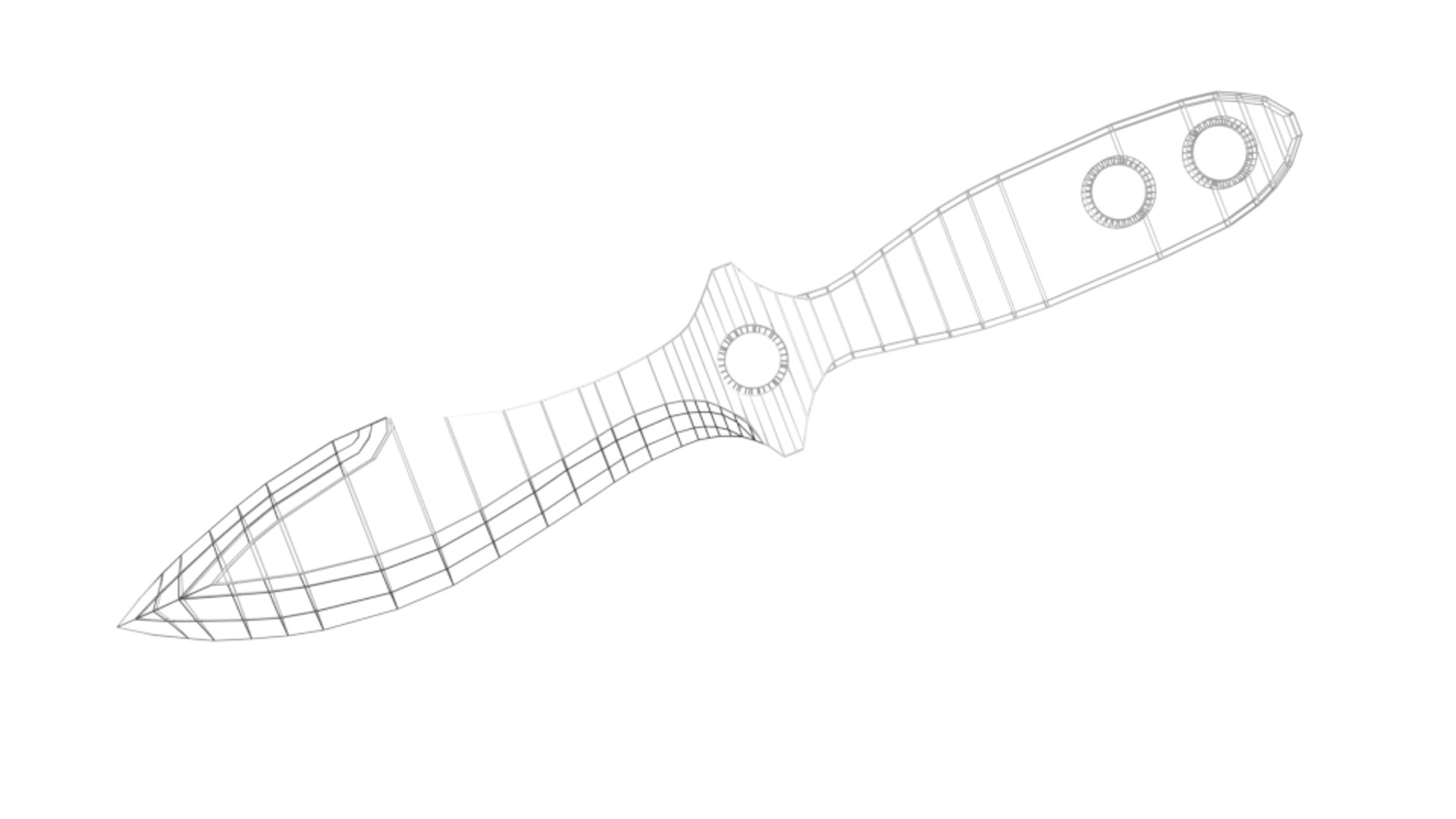 Throwing Knife 3D Model - TurboSquid 1188783