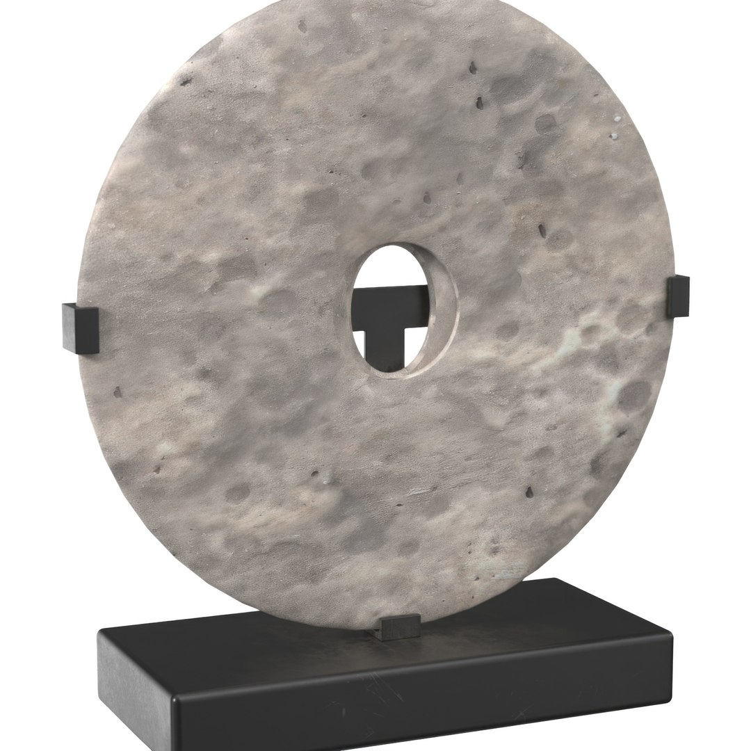 3D Model Round Sculpture Artwork PBR - TurboSquid 2227884