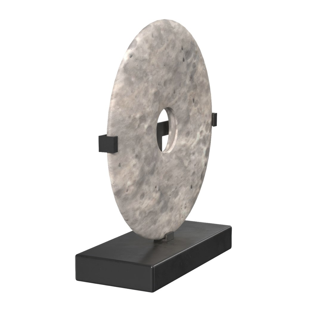 3D Model Round Sculpture Artwork PBR - TurboSquid 2227884