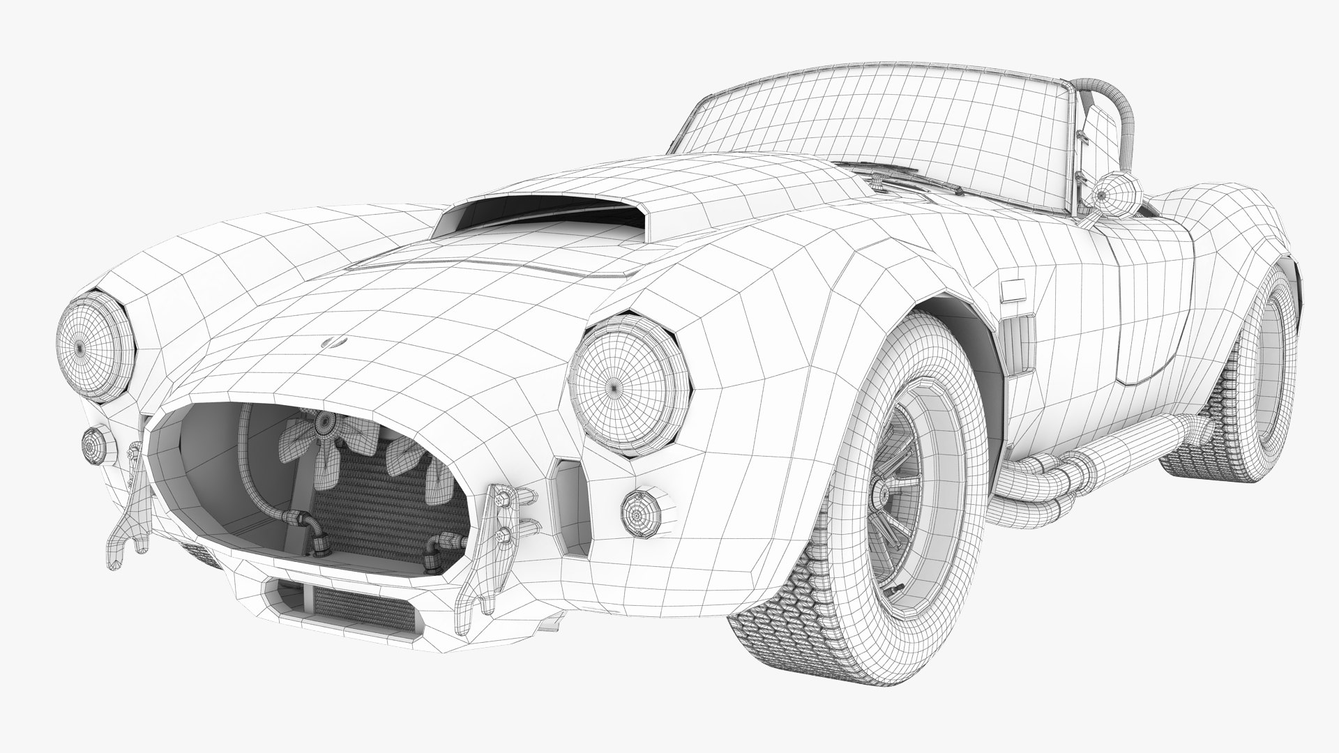 Shelby Cobra 427 Super Snake 3D Model - TurboSquid 1734208
