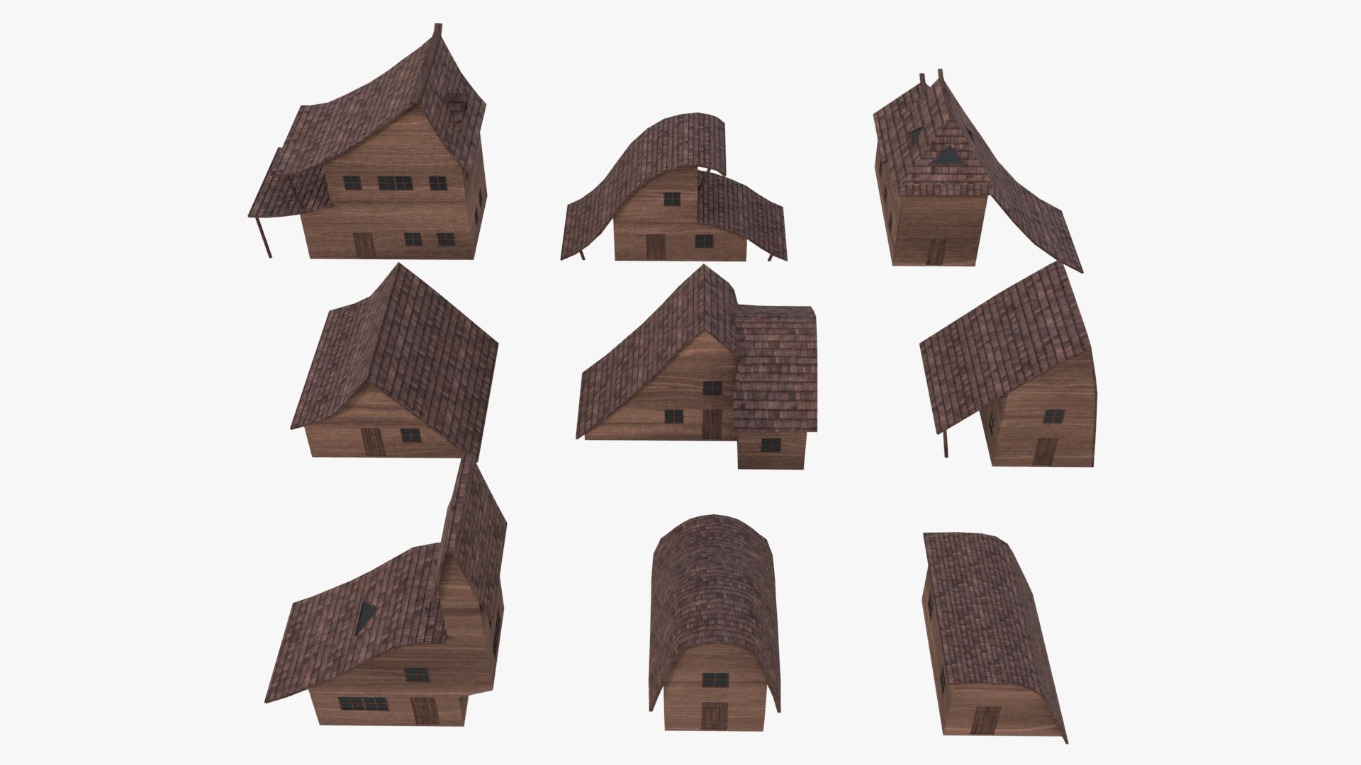 Medieval Building Collection Model - TurboSquid 1898349