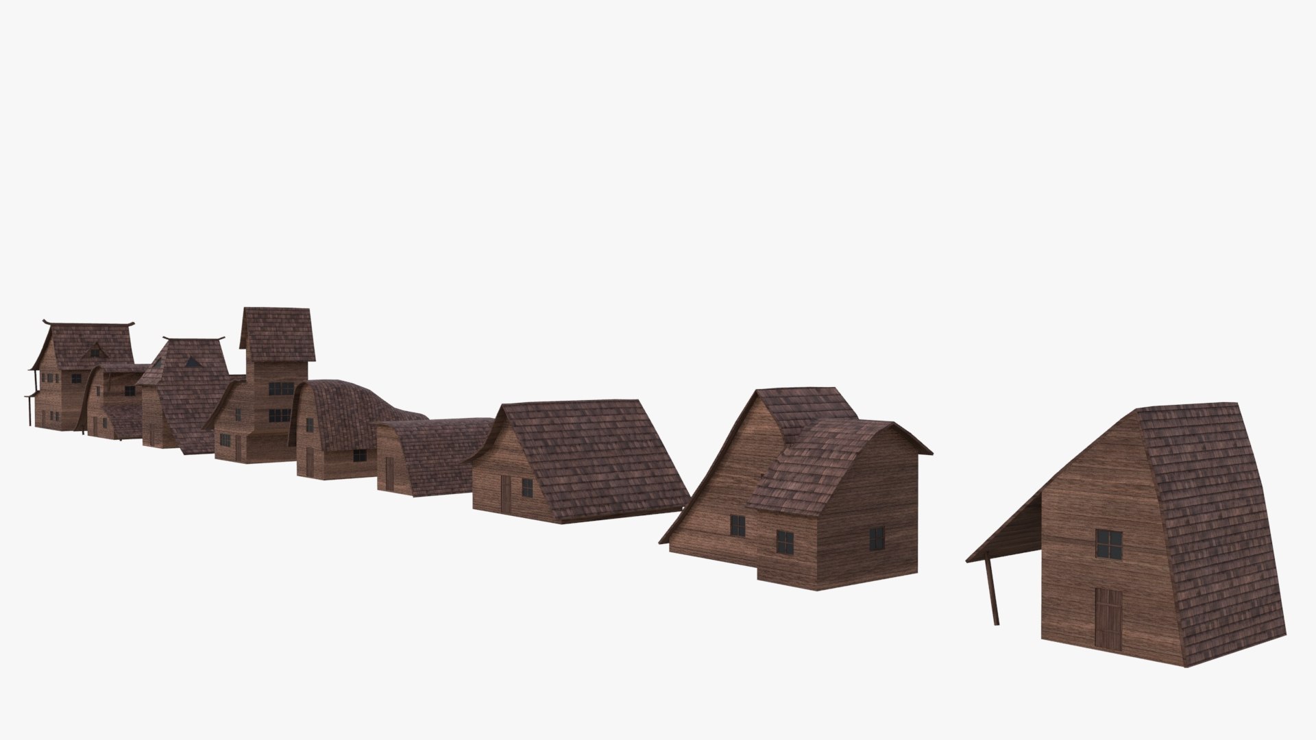 Medieval Building Collection Model - TurboSquid 1898349