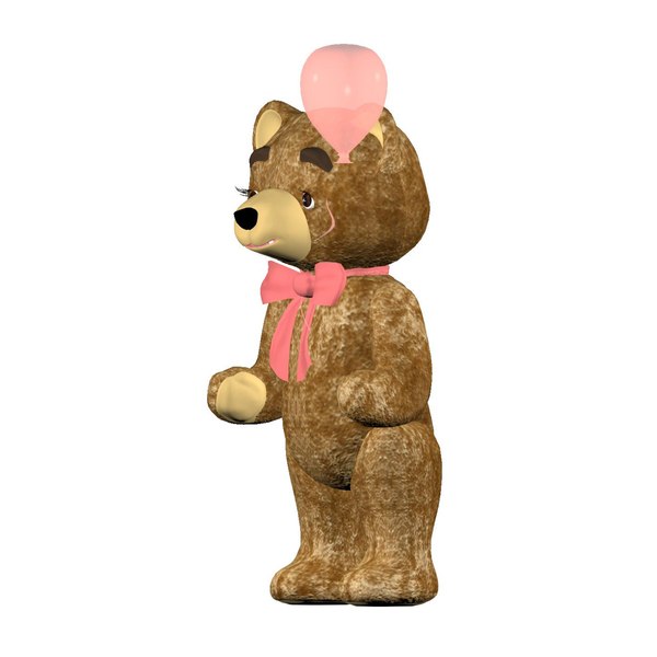 3d teddy-bear character model