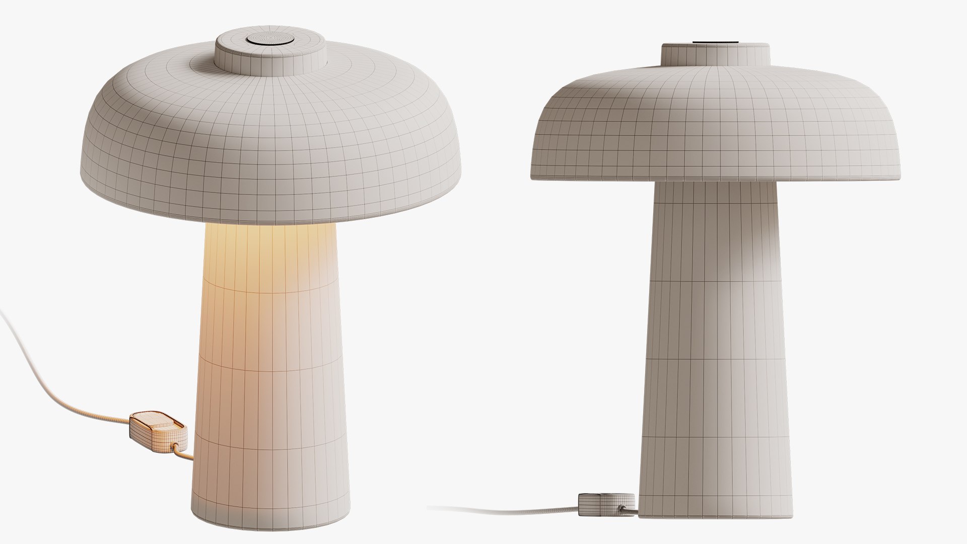 3D Reverse Table Lamp - TurboSquid 2220516