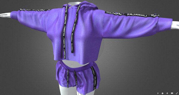 modelo 3d Ropa femenina V1 - TurboSquid 1559973