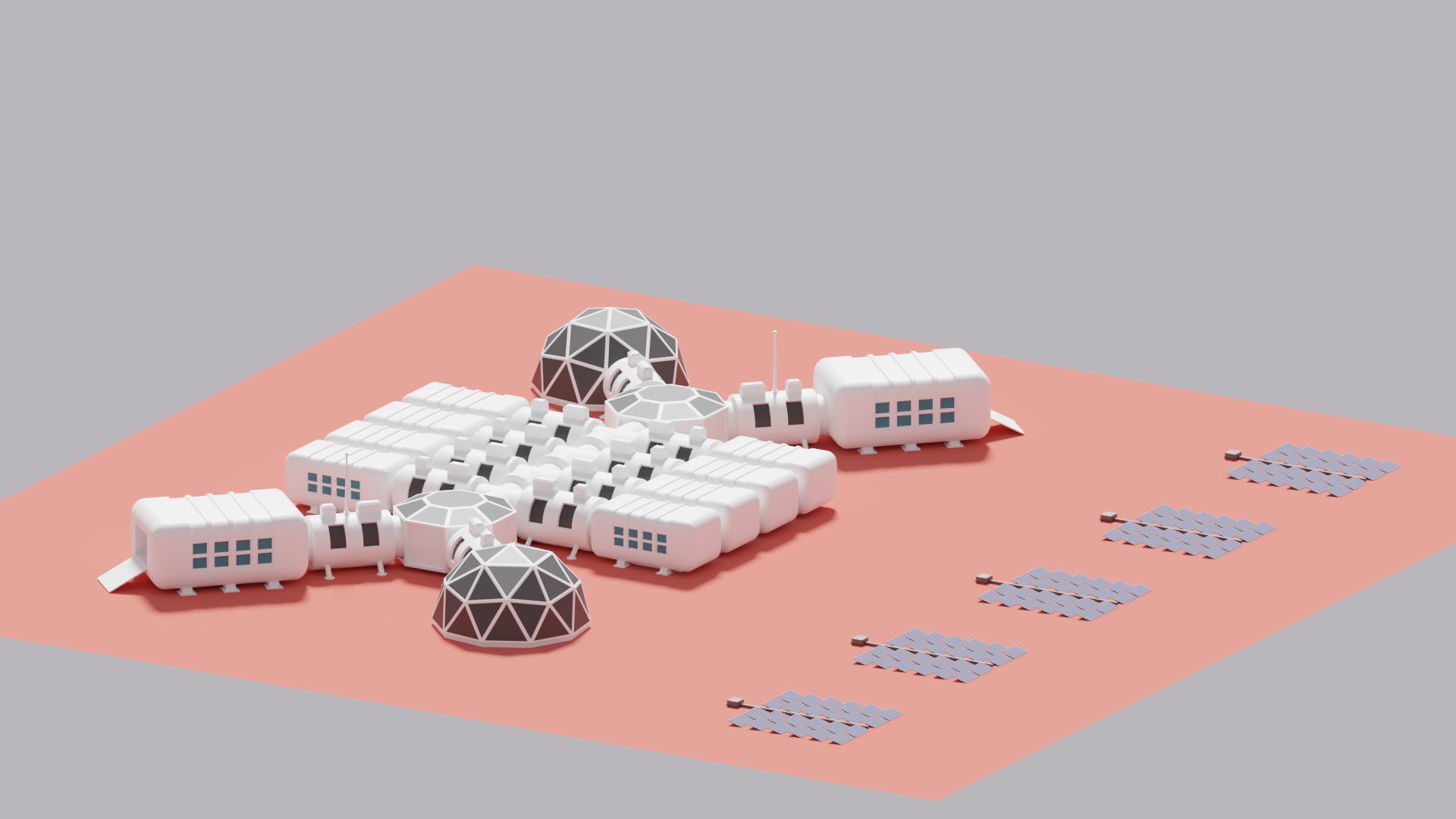 Martian Base Mars City 3D - TurboSquid 1573142