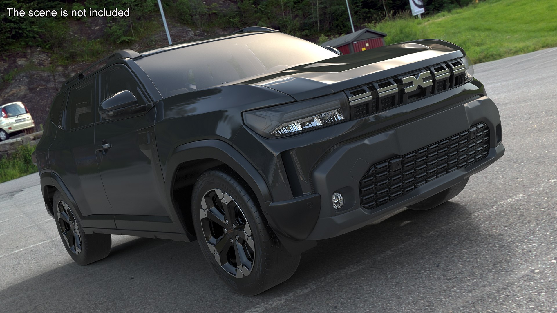 Dacia Duster 2024 Crossover Gray Rigged 3D Model - TurboSquid 2316328