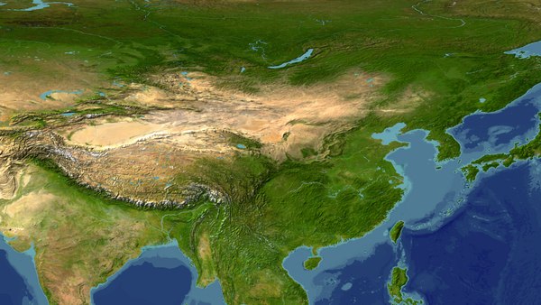3d china maps model